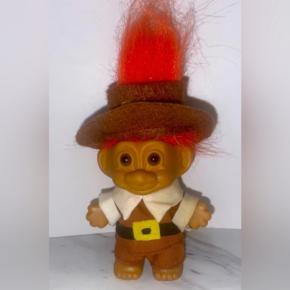 Russ | Toys | Vintage Russ Troll Pilgrim Happy Thanksgiving | Poshmark